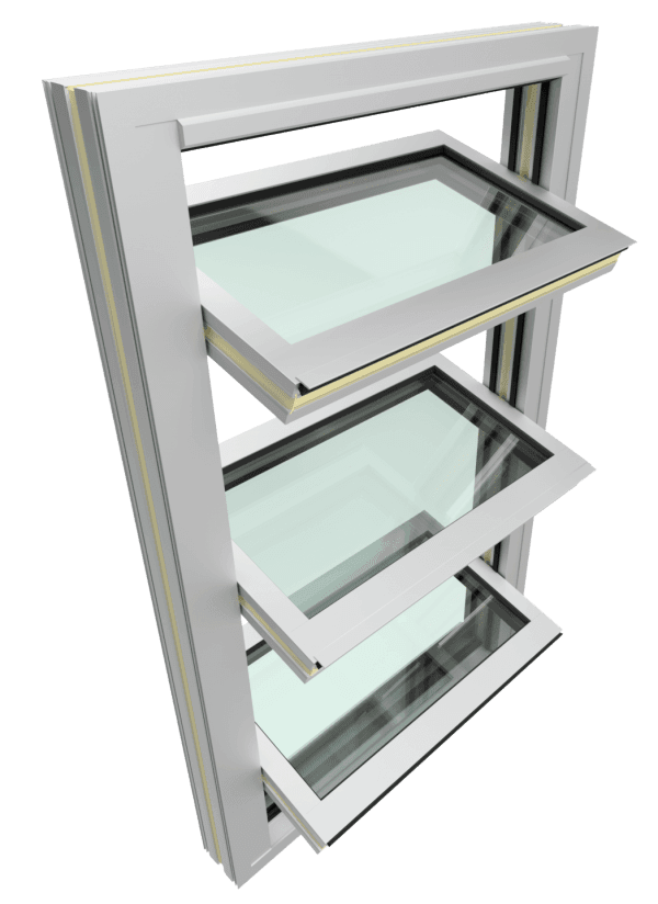 Krystalite AOV Glazed Louvre Smoke & Natural Ventilator - Powrmatic