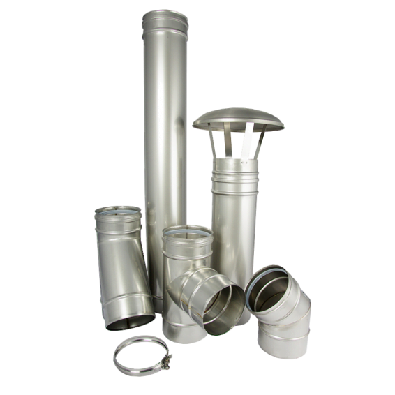 Supra Plus Single Wall Chimney System - Powrmatic