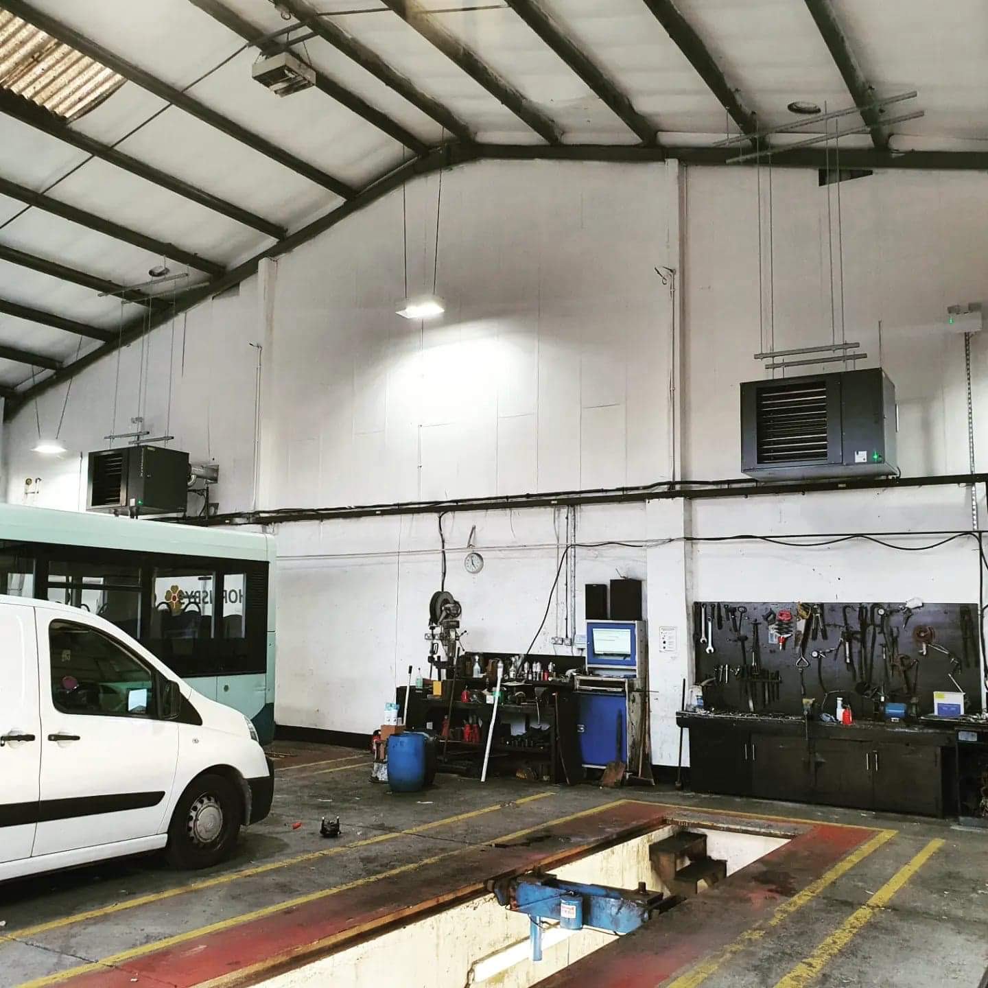 Vehicle Workshop Heating - Powrmatic