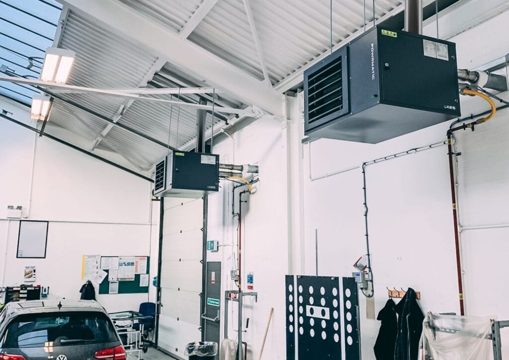 How to Heat Commercial Workshops or Garages in Cold Weather? - Powrmatic